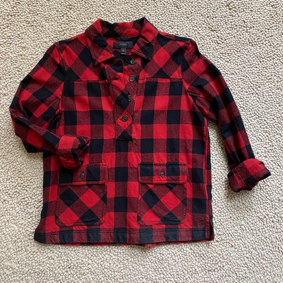 J. Crew | Tops | J Crew Wool Buffalo Check Shirt Jacket | Poshmark